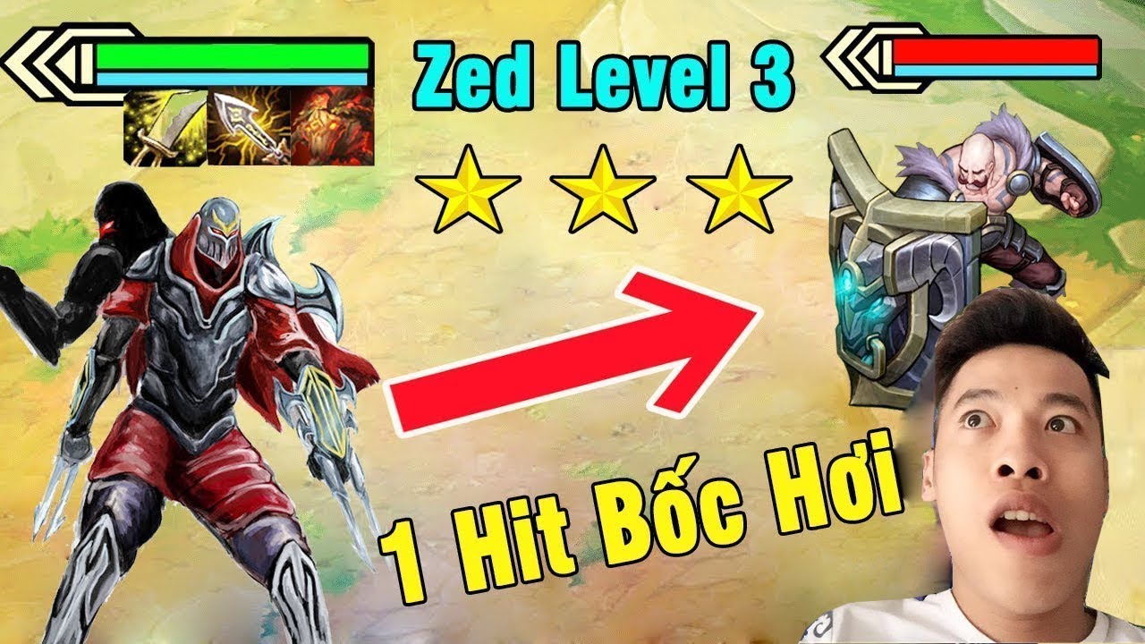 Đội Hình SÁT THỦ Toàn Tướng Level 3 | Siêu Zed Max Đồ "One Shot One ...