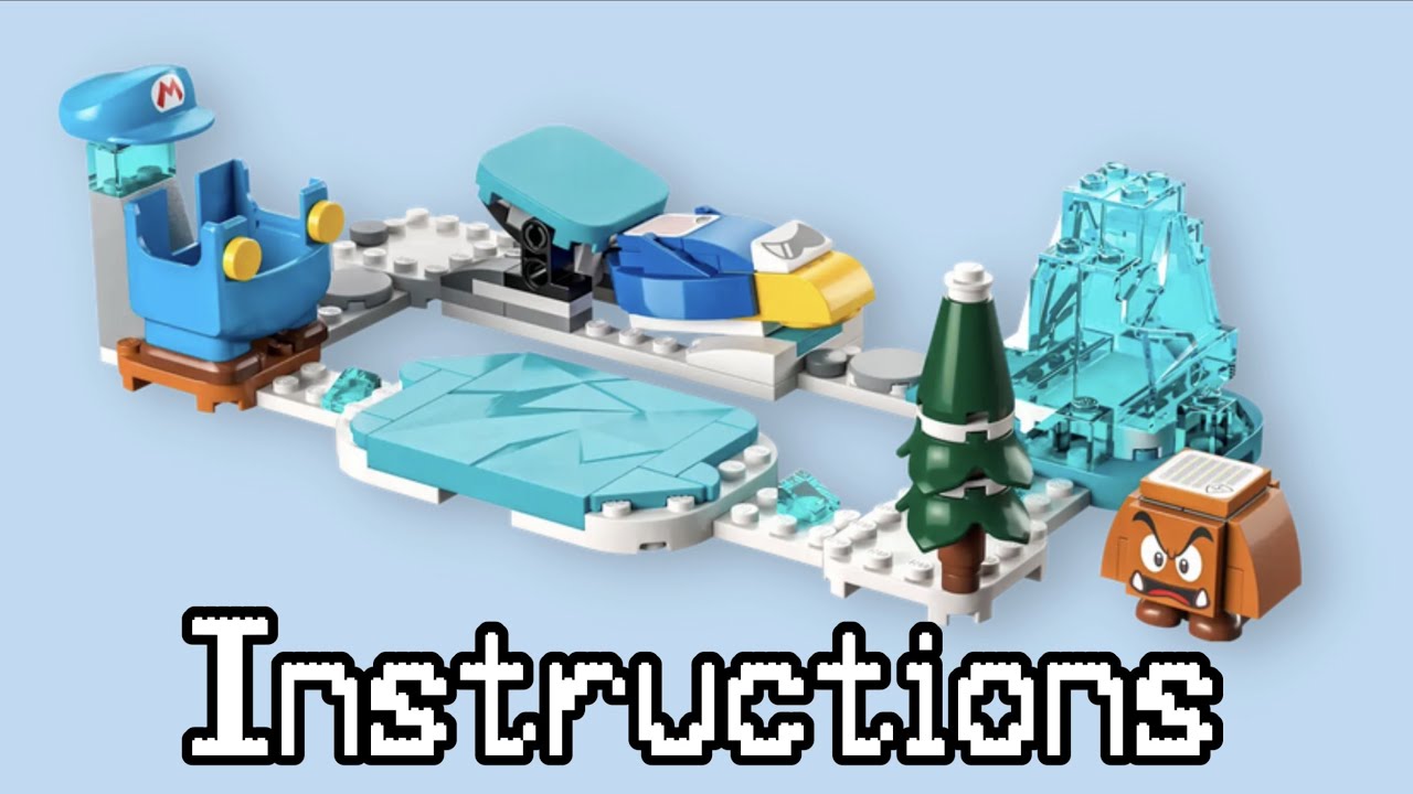 LEGO Mario set Instructions: Ice Mario Suit and Frozen World | 71415 ...