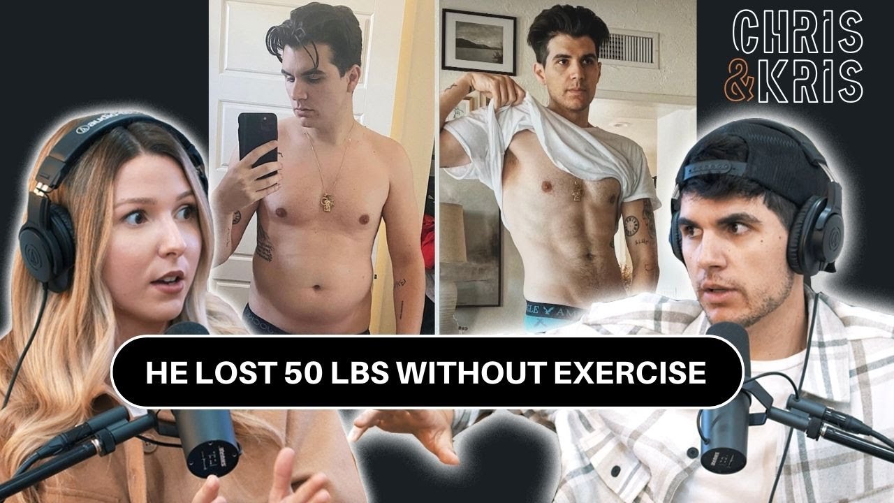 How To Lose Weight WITHOUT Exercise (50lb Weight Loss) | CHRIS & KRIS ...