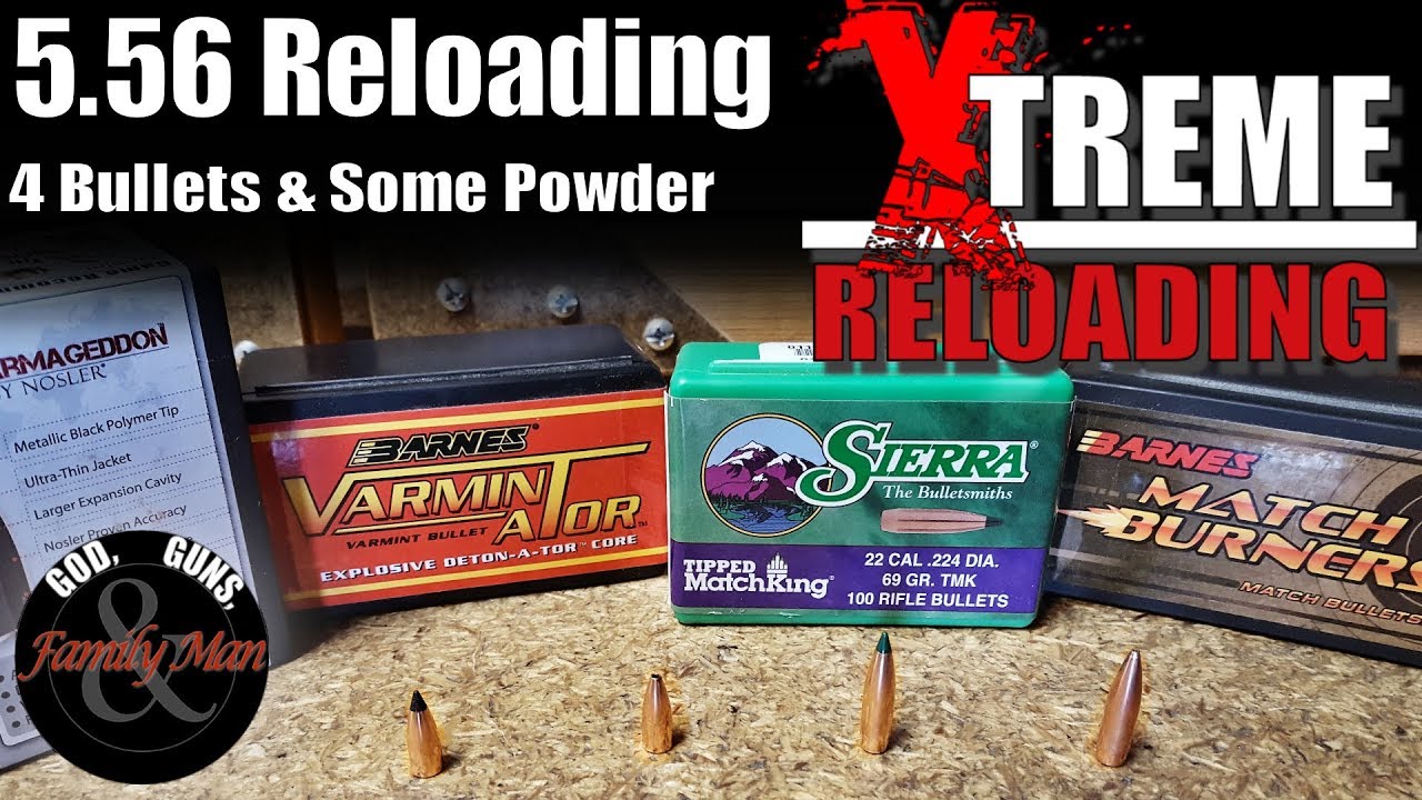 Extreme Reloading the 5.56: 4 Bullets and some Powder (ep. 04) - YouTube