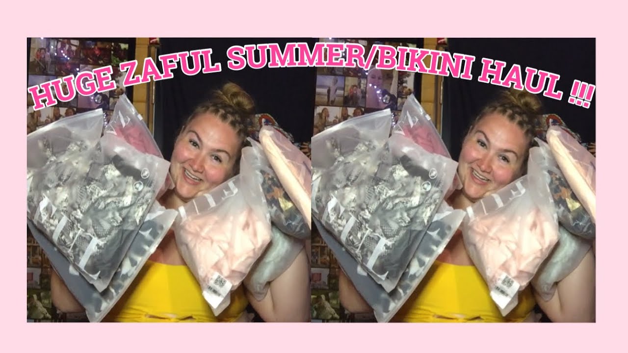 huge zaful summer/bikini haul !!! - YouTube