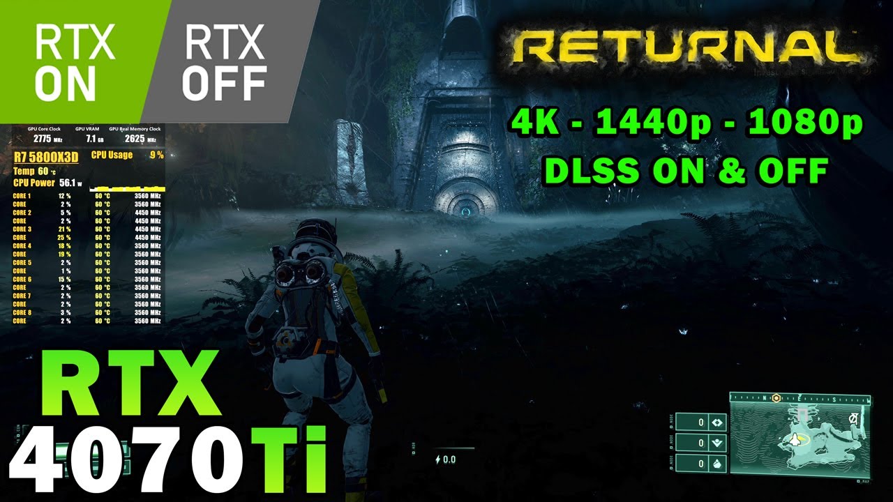 Returnal Ray Tracing ON & OFF | RTX 4070 Ti | Ryzen 7 5800X3D | 4K ...