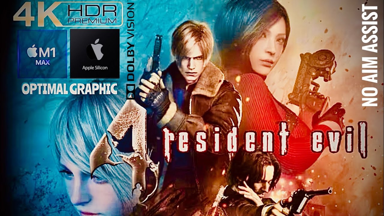 RESIDENT EVIL 4 (2023) : HARDCORE: Optimal 4K XDR: FULL GAME HORROR ACTION MOVIE - YouTube