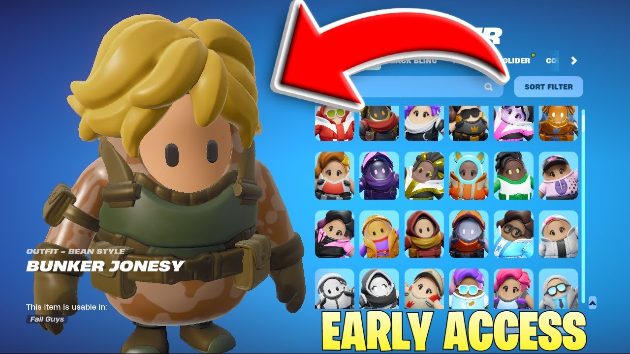 How Play FALL GUYS X Fortnite EARLY! - YouTube