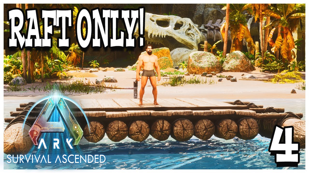 RAFT Life Only! Can We Survive? | ARK: Survival Ascended Ragnarok Live ...