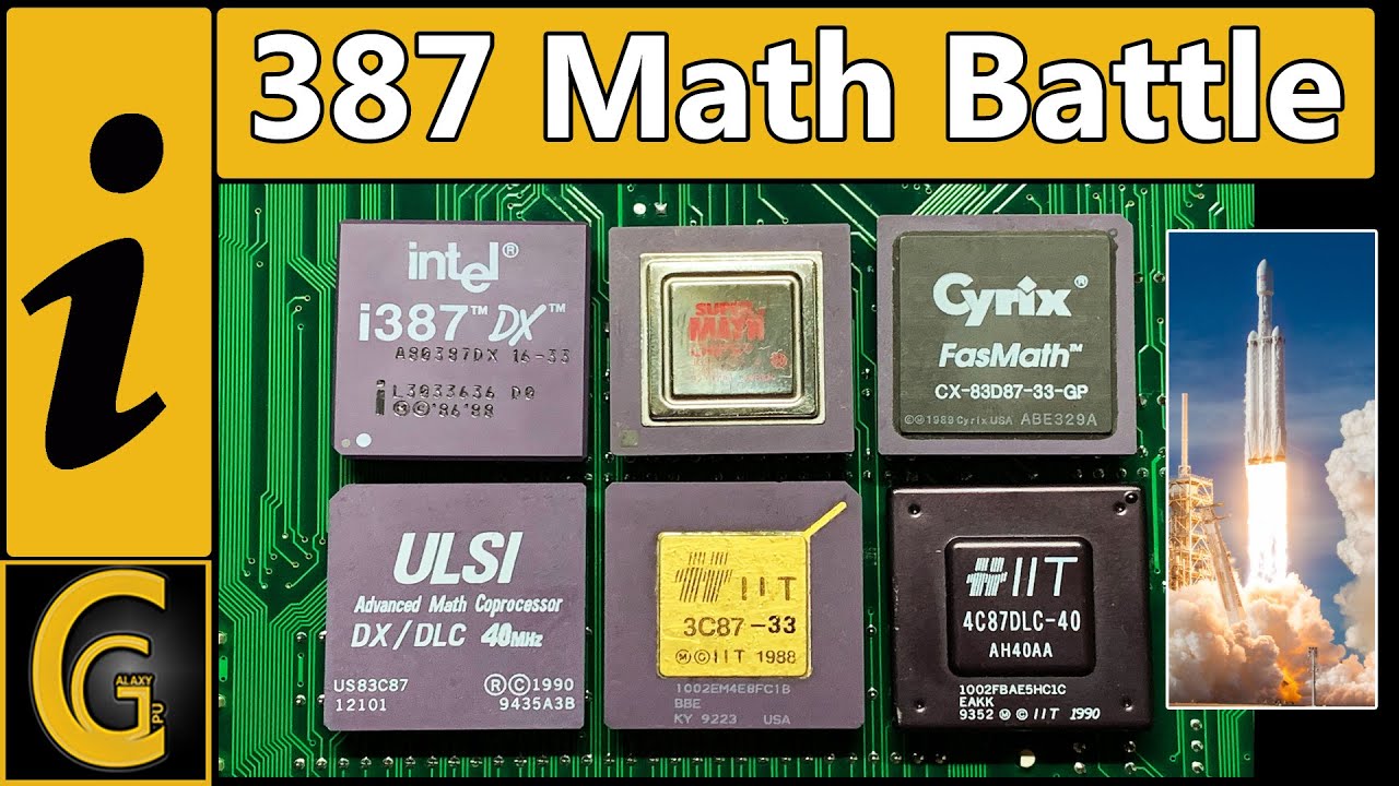 387 FPU Math CoProcessor Benchmarks & Comparison / Intel, Cyrix, IIT ...