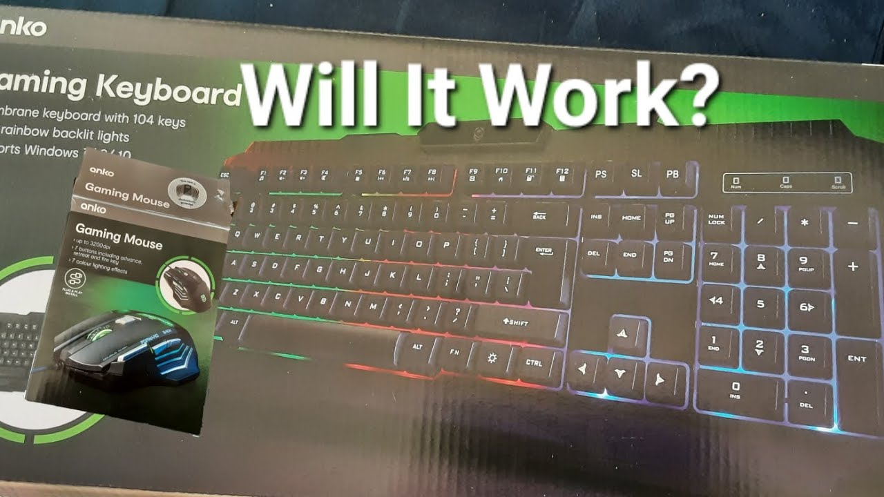 Unboxing a Gaming Keyboard And a Gaming Mouse From KMART?! - YouTube