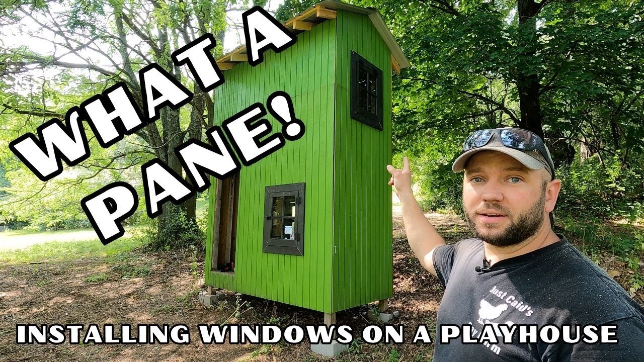 INSTALLING WINDOWS FOR KIDS PLAYHOUSE - YouTube