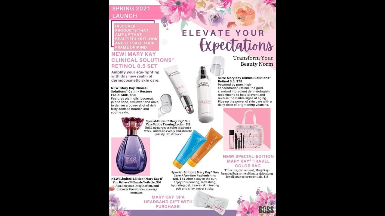 Mary Kay New Spring Products 2021 - YouTube