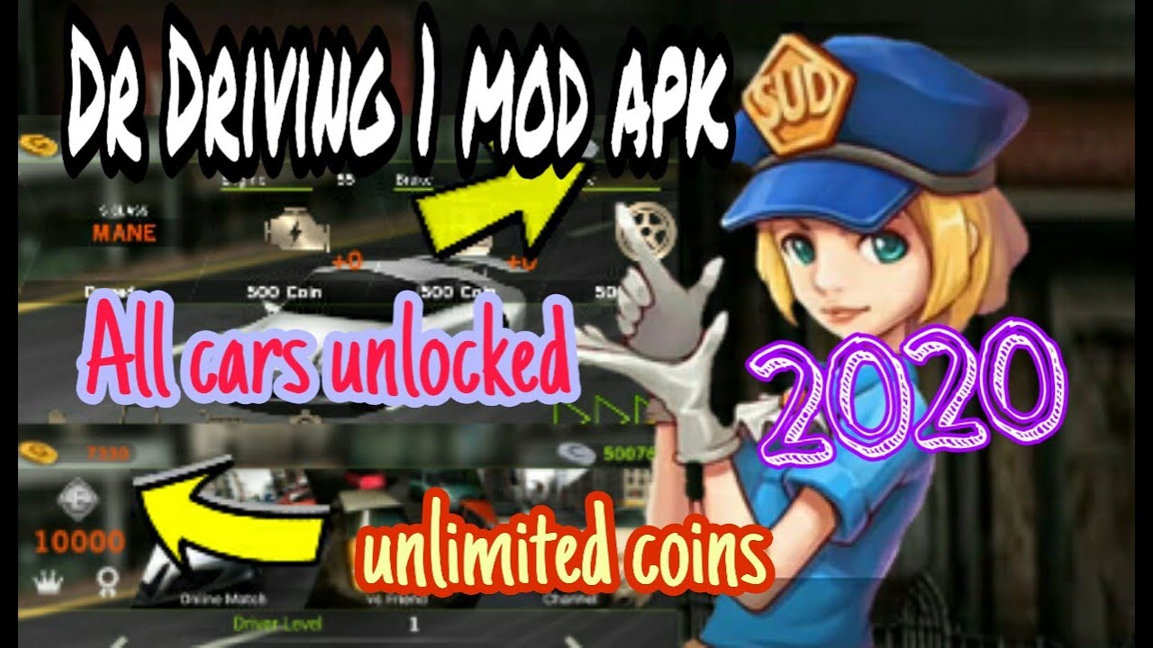 Dr.Driving 1 mod apk 2020... Unlimited coins ... All cars unlocked ...