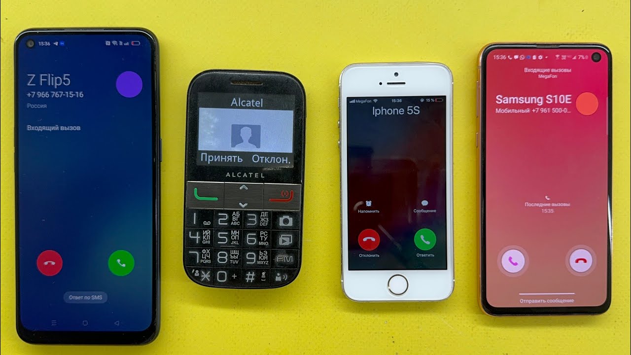 Incoming Call OPPO A53/Alcatel 2001X/IPhone 5S/Samsung S10e - YouTube
