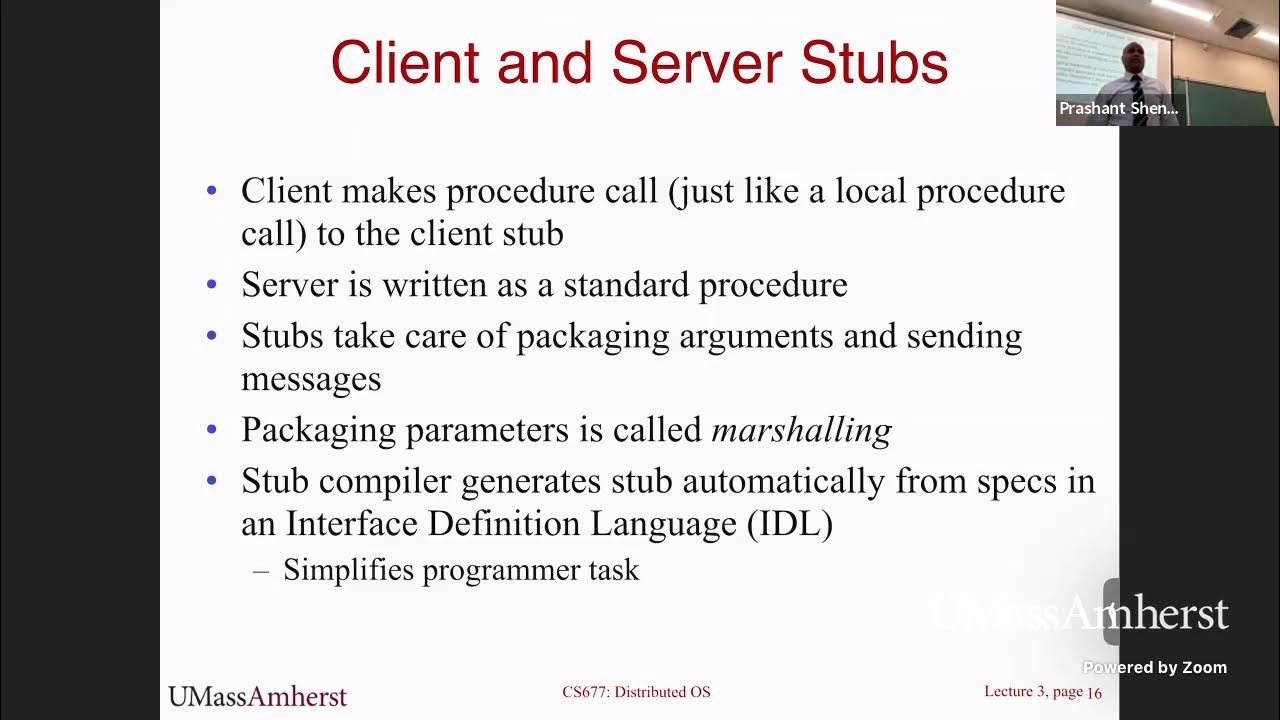 UMass CS677 (Spring'23) - Lecture 03 - Communication in Distributed Systems - YouTube