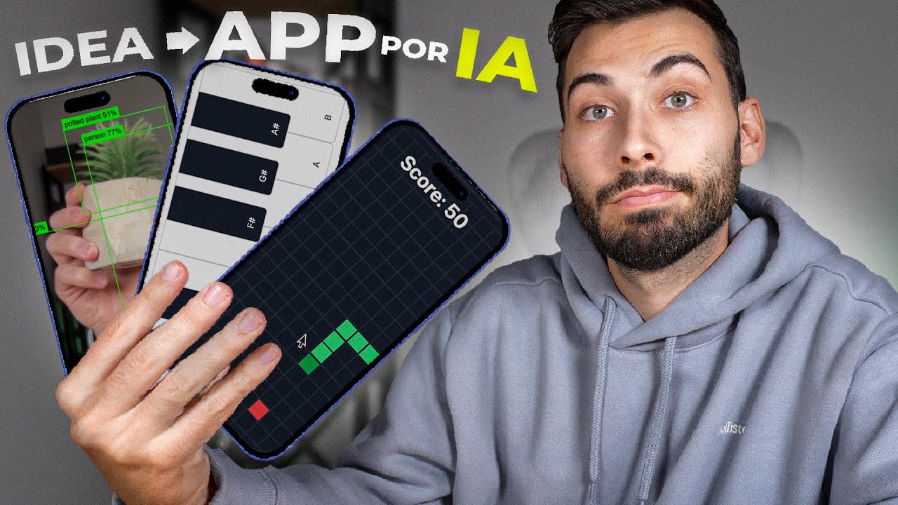 Creo 6 APPs en MINUTOS por IA GRATIS 📱 Tutorial FÁCIL no-code con Bolt New - YouTube