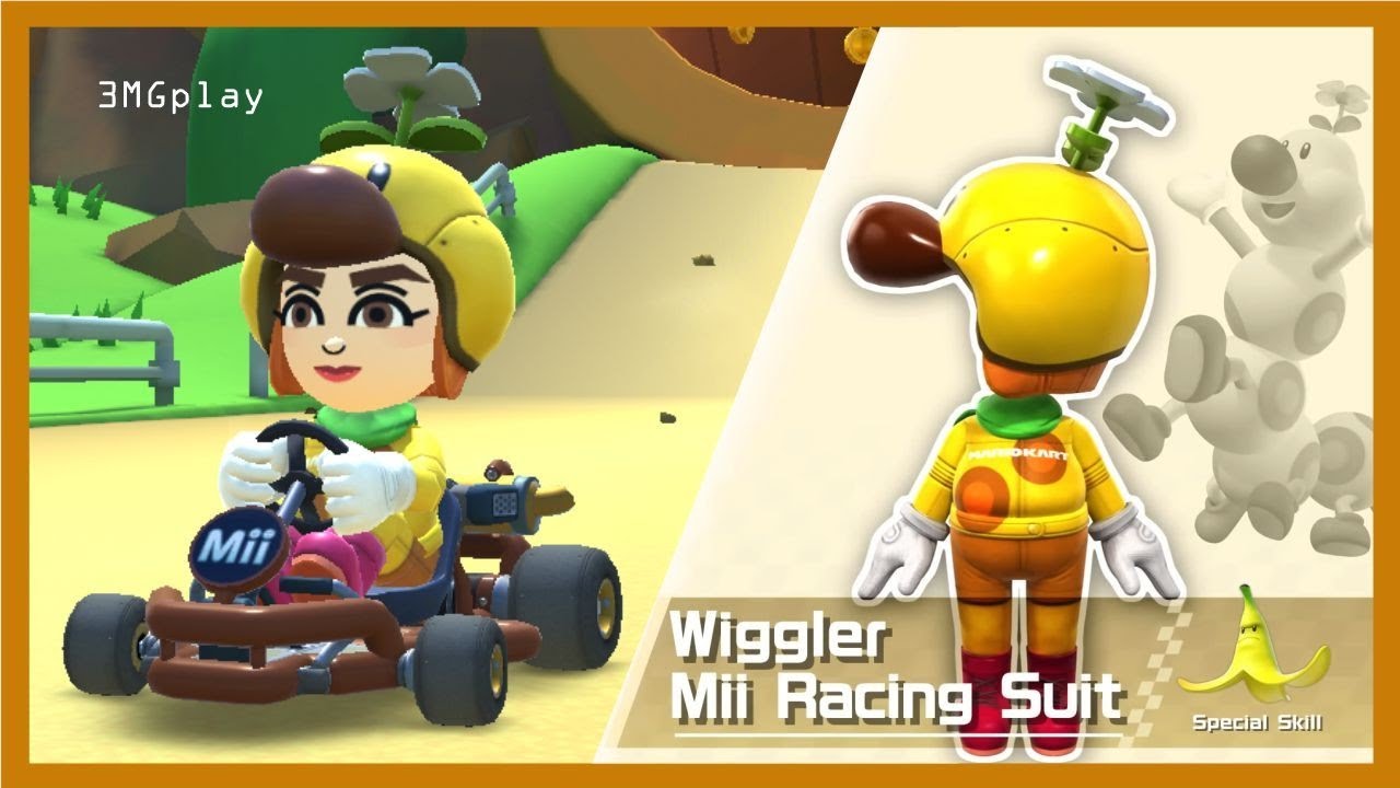 Mario Kart Tour | Wiggler Mii Racing Suit (Wave 36) - YouTube