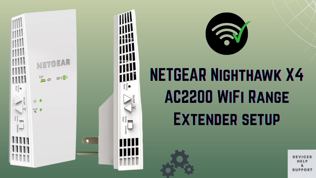 NETGEAR Nighthawk X4 AC2200 WiFi Range Extender setup | NETGEAR ...