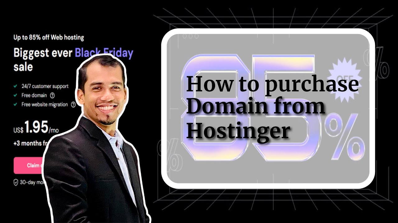How to purchase domain from hostinger l How to Buy a Hostinger Domain l ...