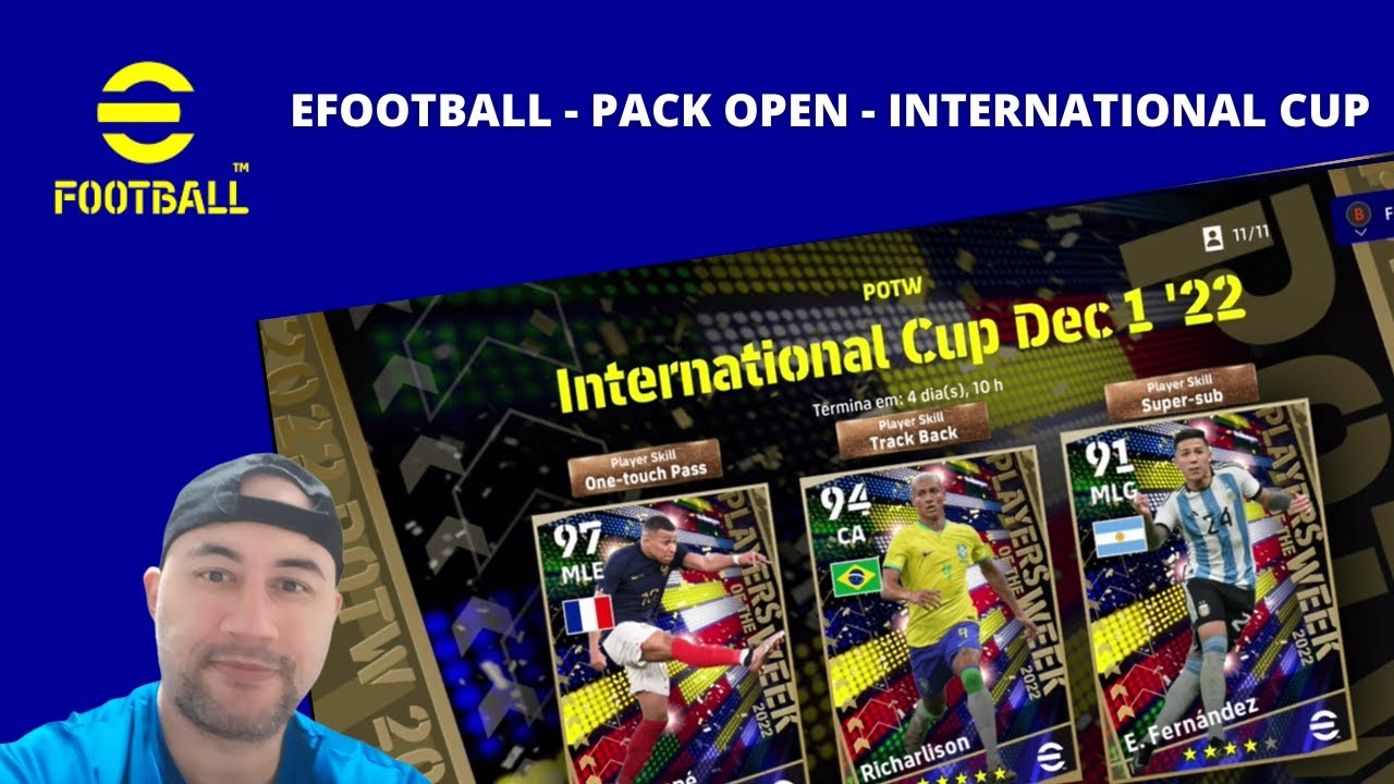 EFOOTBALL PACK OPEN - INTERNATIONAL CUP - VÍDEO 239 - YouTube