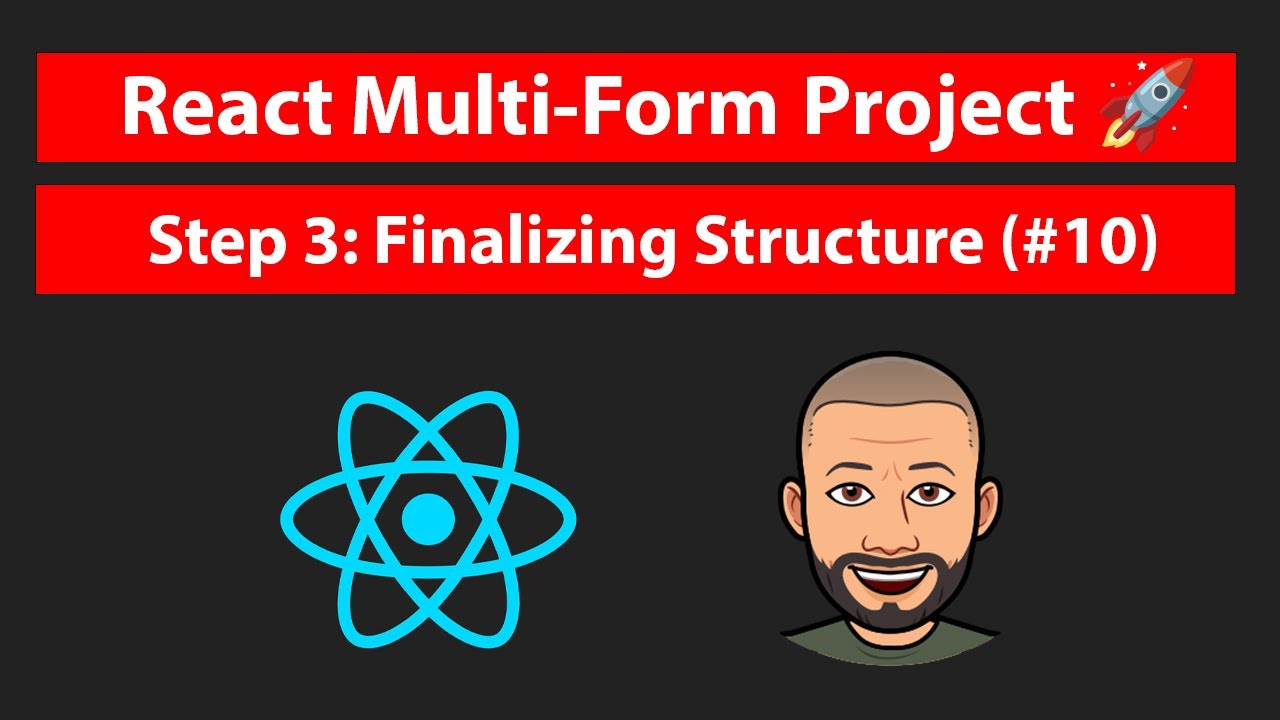 React JS Multi Step Form Step 3 HTML, CSS and Functions setup #10 - YouTube