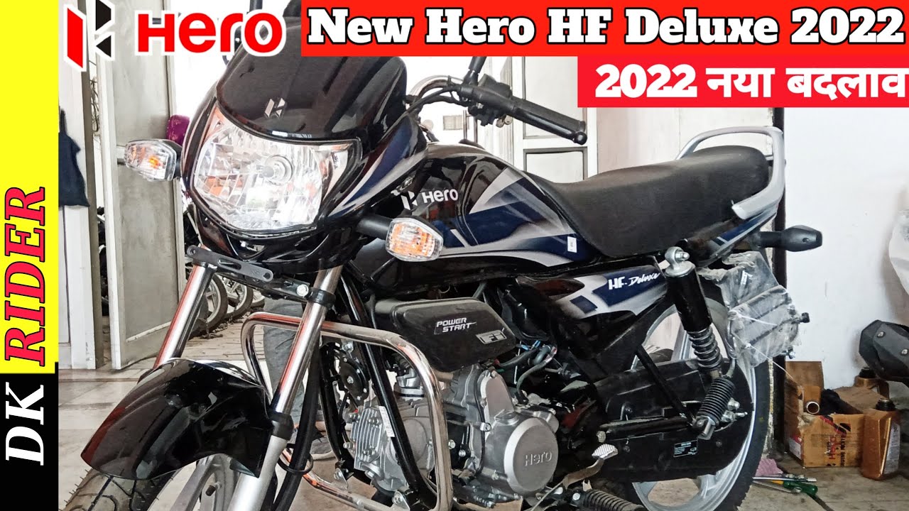 2022 New Hero HF Deluxe bs6 Model !! Features Onroad Price Mileage ...