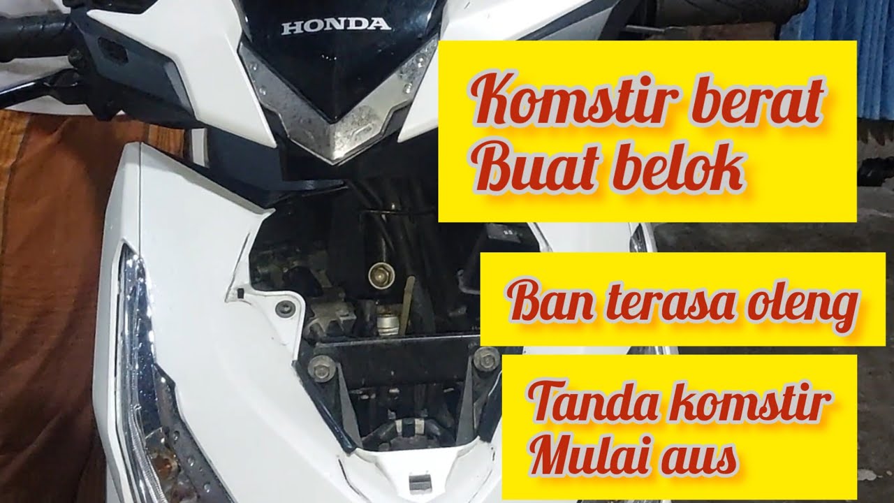 komstir vario 150 oleng dan berat buat belok - YouTube