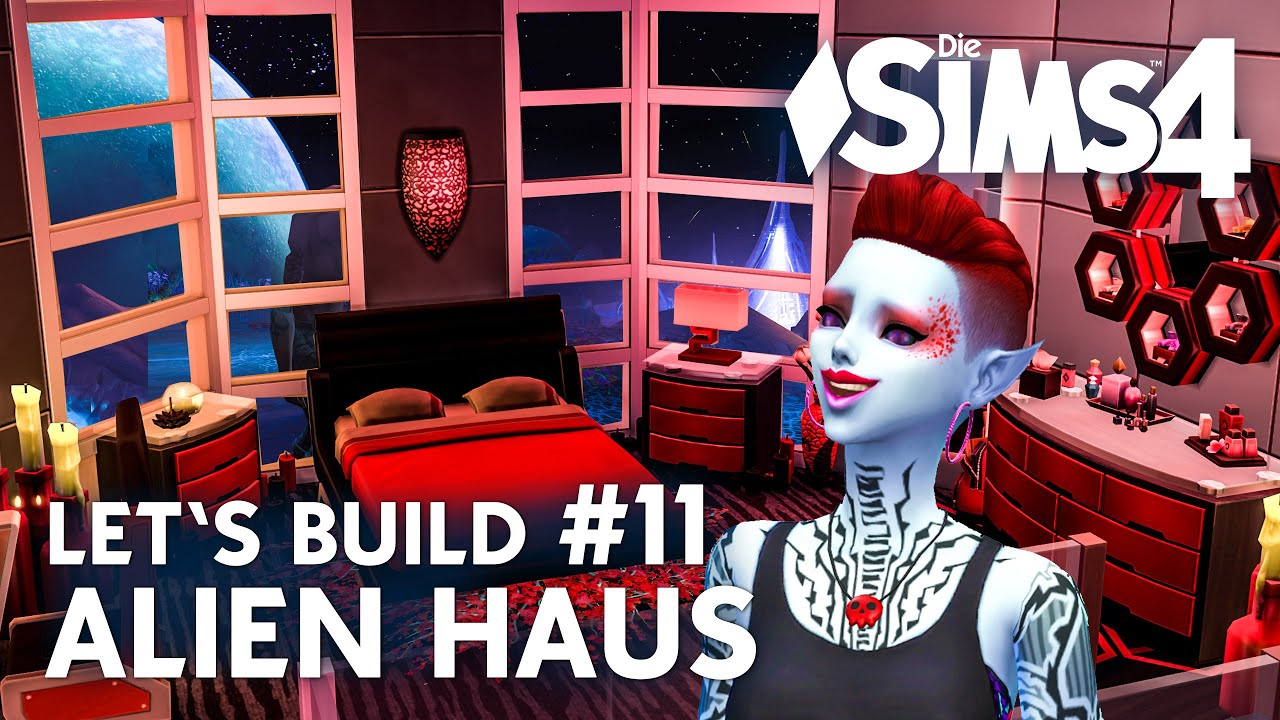 Die Sims 4 Let's Build Alienhaus #11 | Alien Teen Zimmer vom Future ...