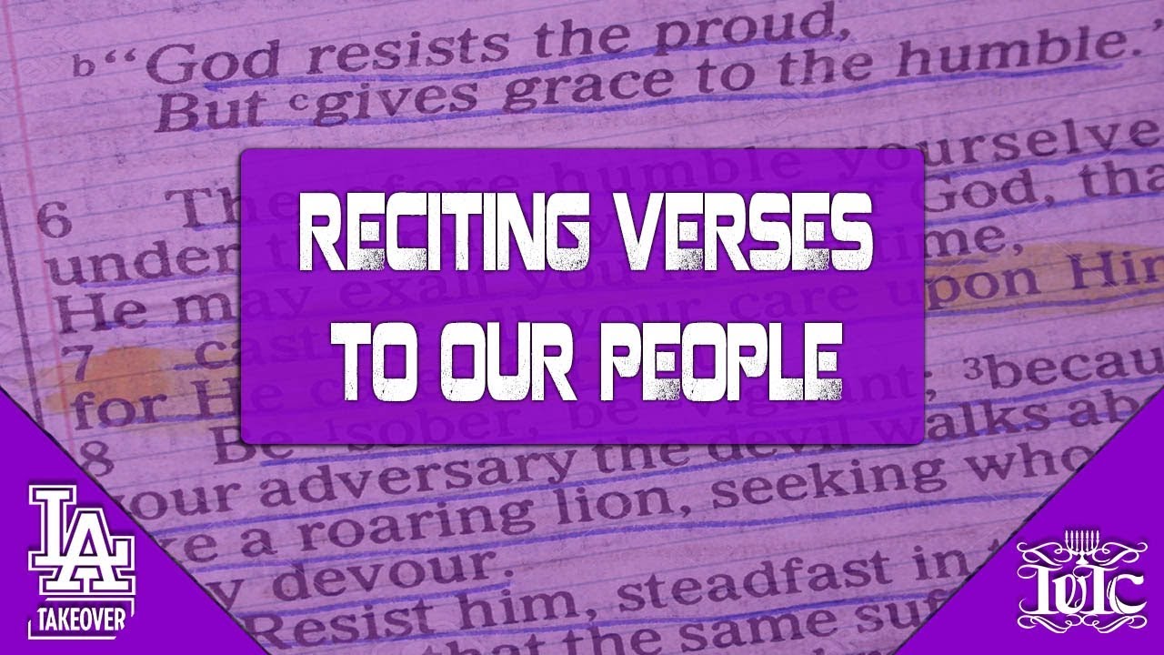 The Israelites: Reciting Verses To Our People - YouTube