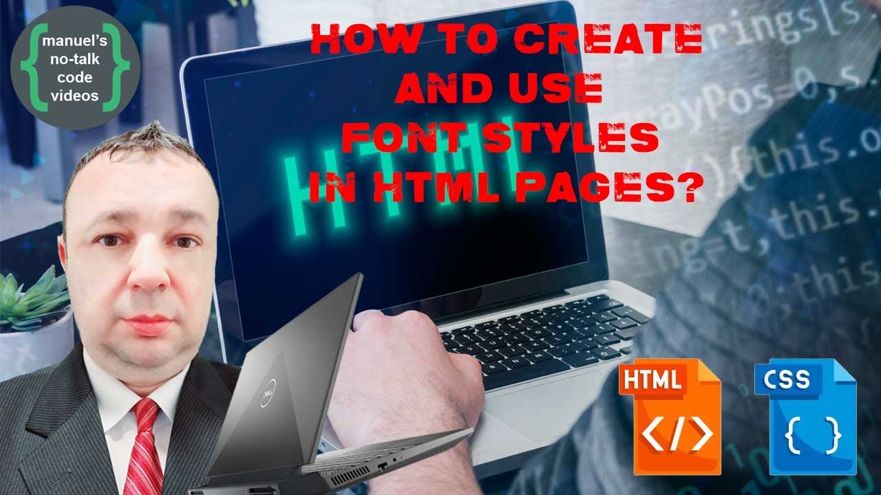 Html5 And Css3 5 How To Create And Use Font Styles In Html Pages 2186