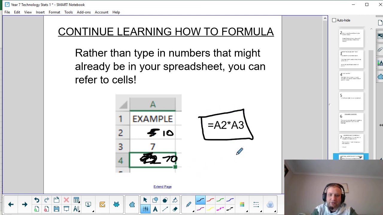 Year 7 Statistics: Microsoft Excel Introduction - YouTube