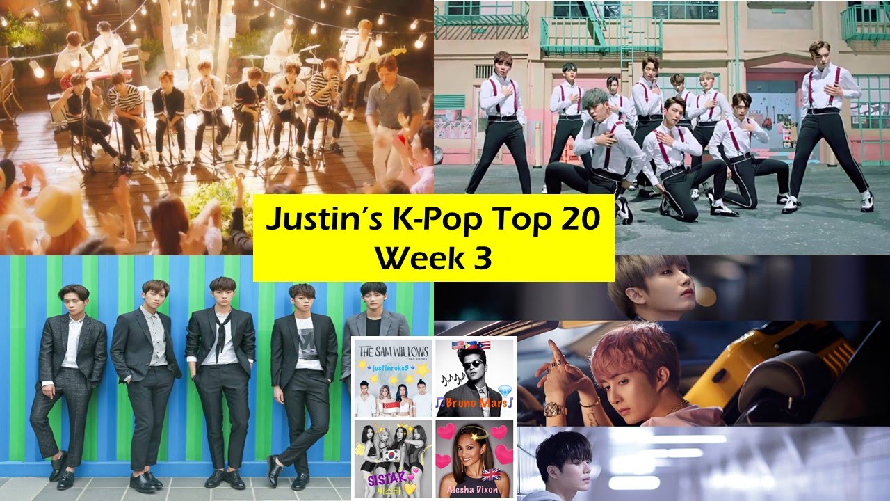 Justin's K-Pop Top 20 (Week 3) - YouTube