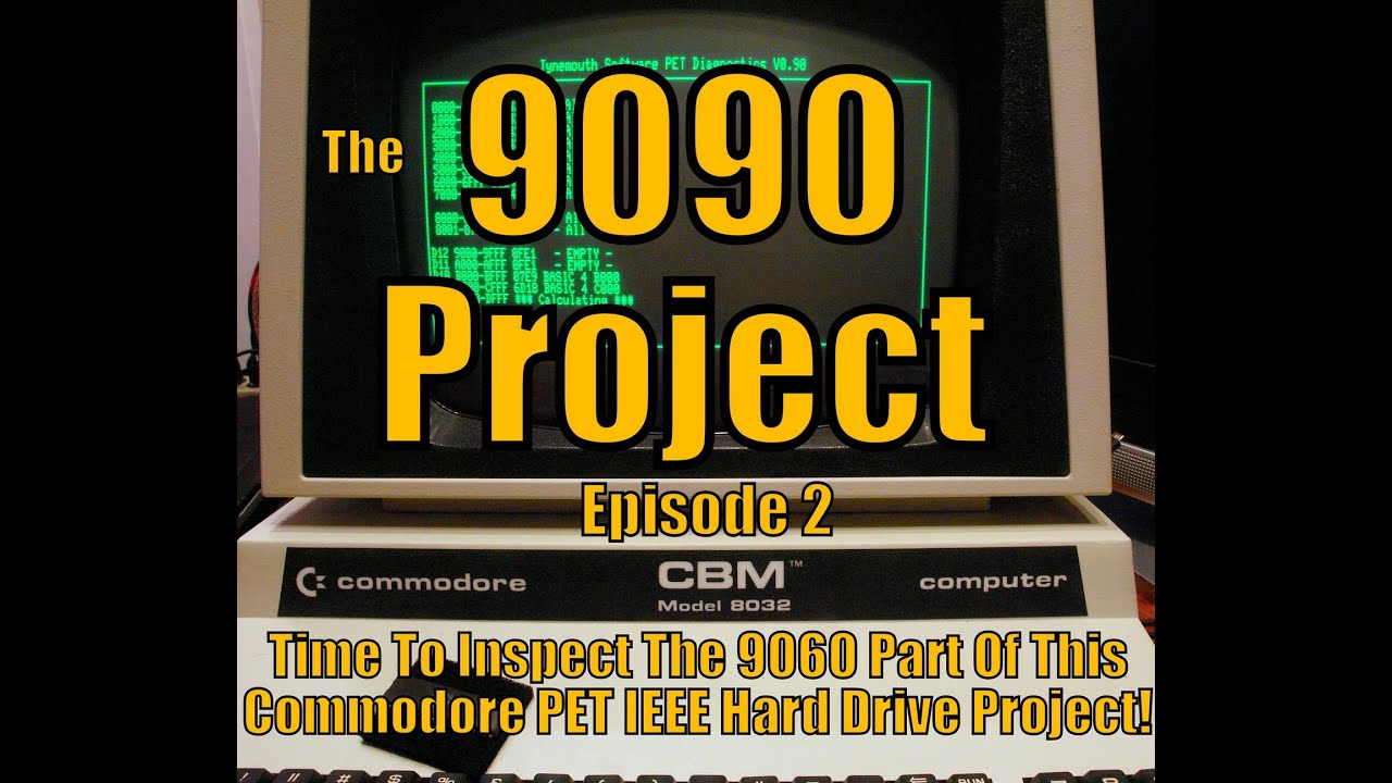 9060 Exam - 9090 9060 Commodore Hard Drive Project 2 - PET CBM 2001 ...