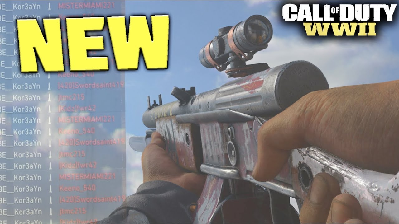 NEW OVERPOWERED DLC Gun! | Level 510 - CoD WW2 - YouTube