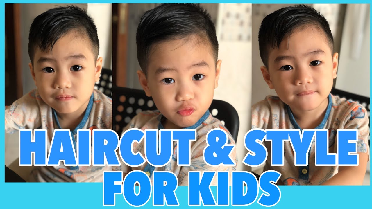 HAIRCUT FOR KIDS | How To Style Kids Hair | Haircut Tutorial | Handsome ...