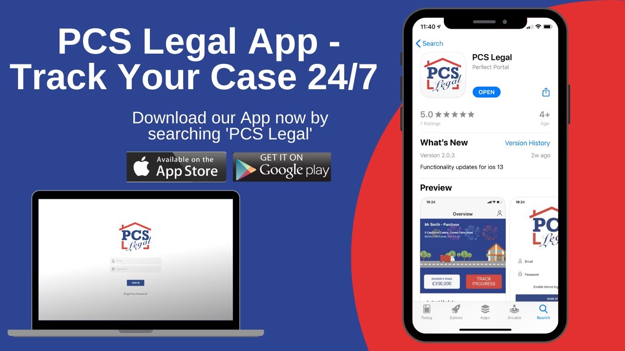 PCS LEGAL APP VIDEO - YouTube