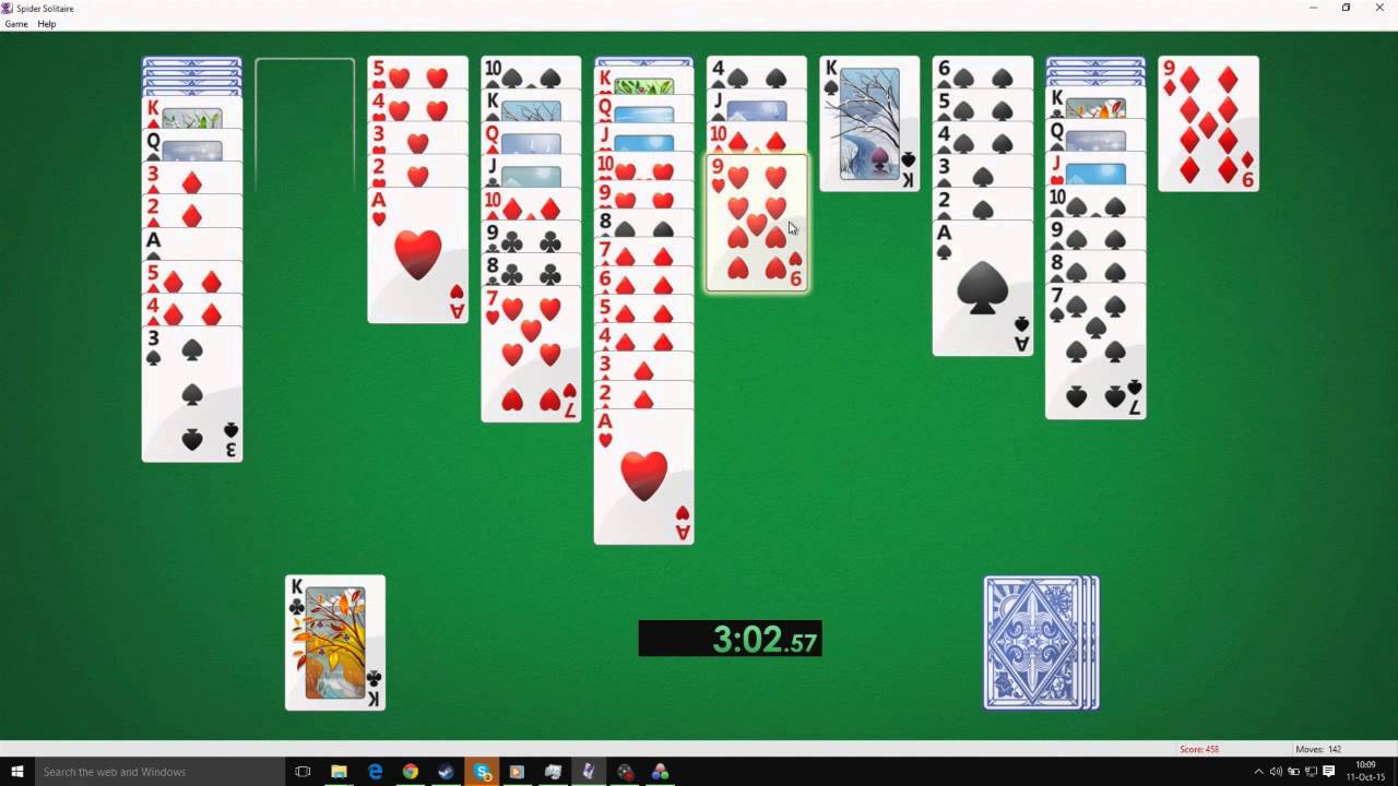 Spider Solitaire Expert 5m 50s - YouTube