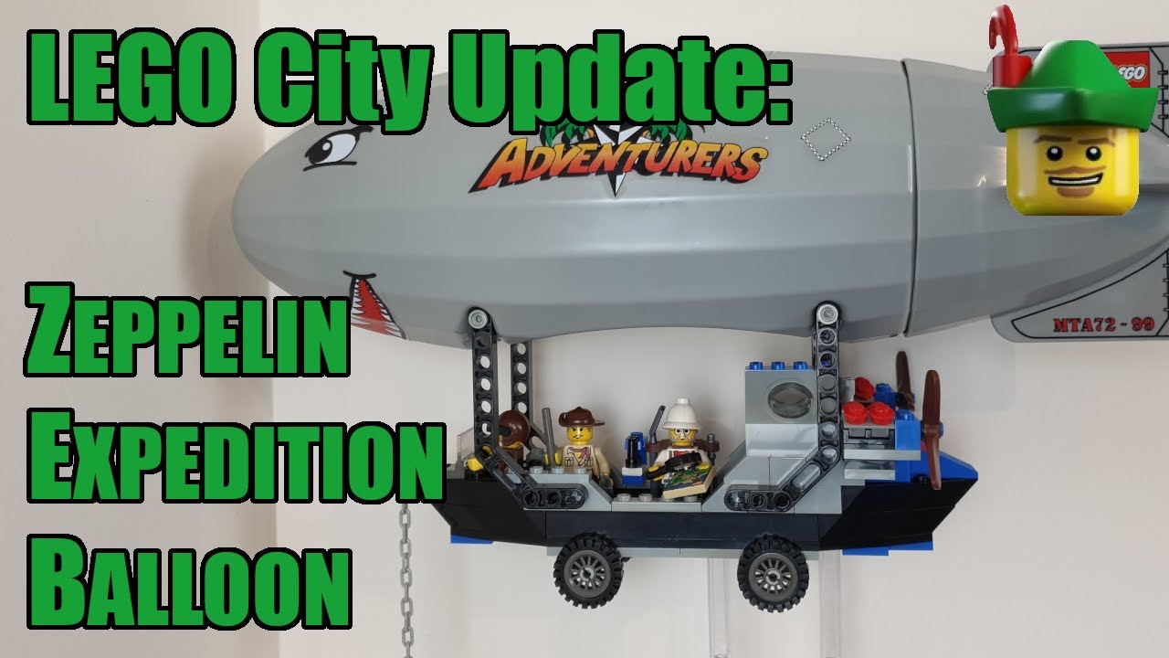 LEGO City Update - Adventurers' Zeppelin Expedition Balloon 5956 🗺🏹 ...