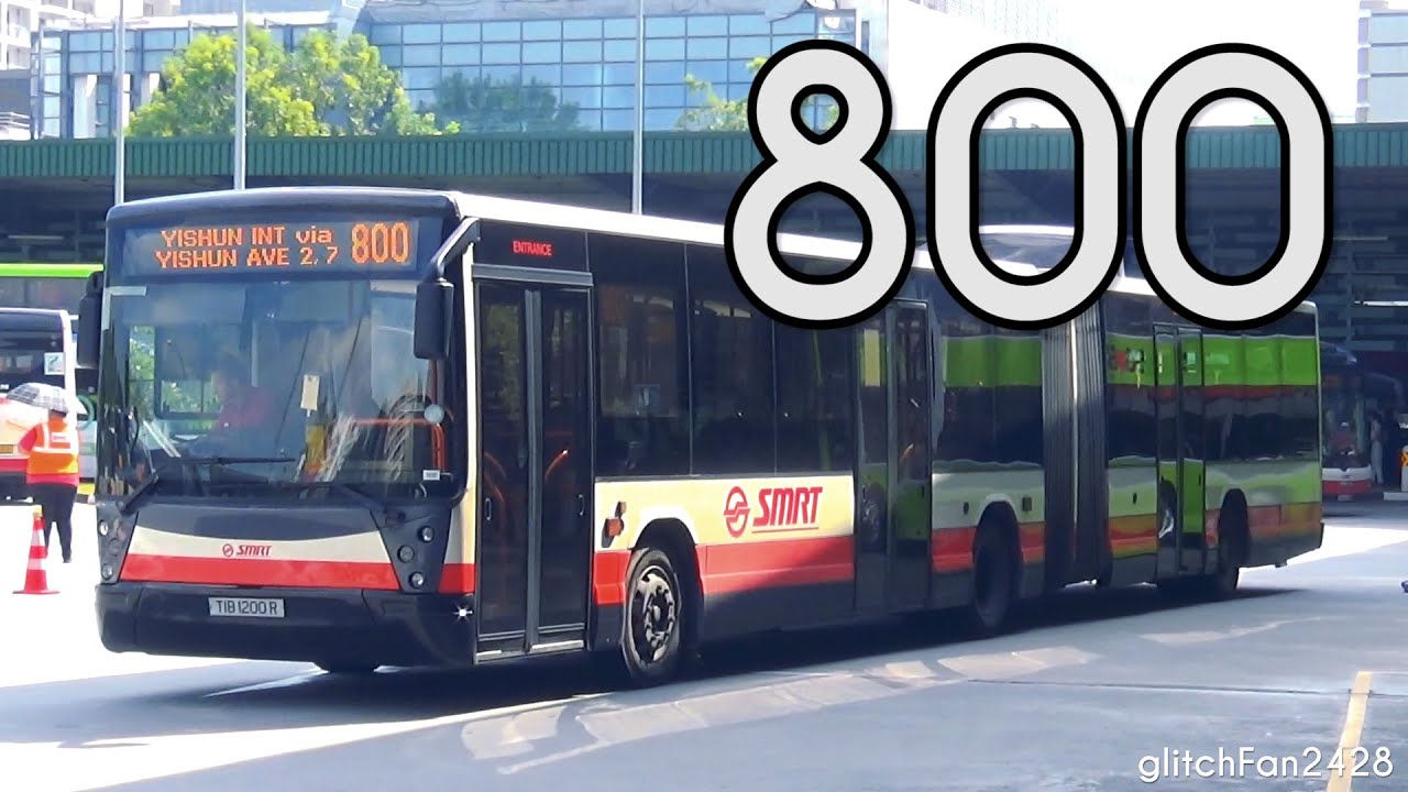 [SMRT] (Retired) TIB1200R on Service 800 - Mercedes Benz O405G Hispano ...