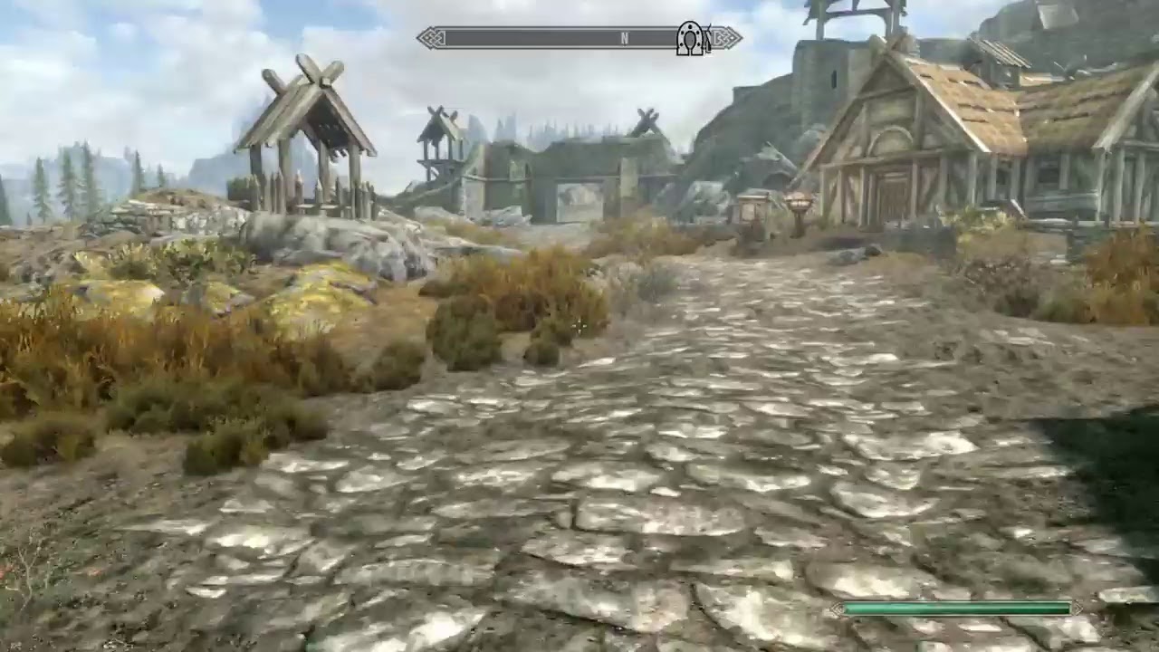 Skyrim at night - YouTube