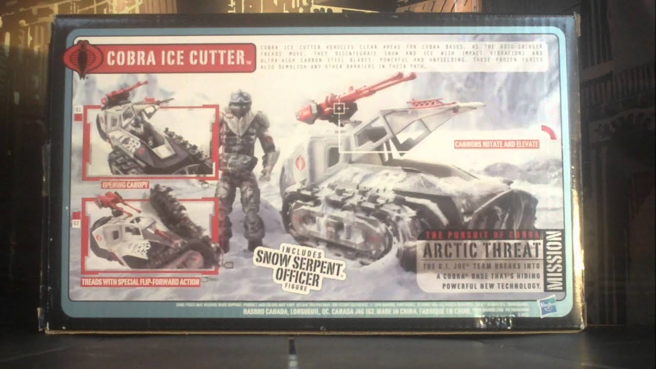 1 minute toy haul GI JOE COBRA ICE CUTTER - YouTube