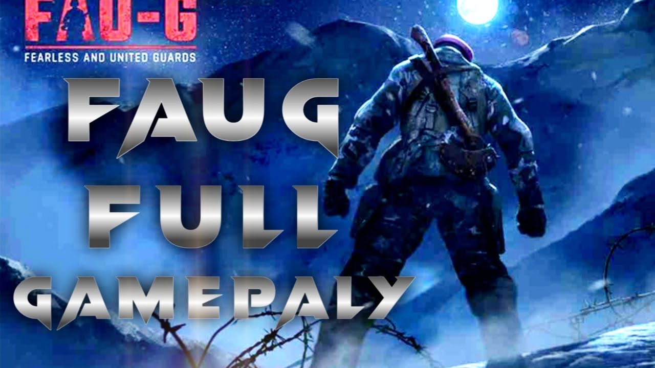 New Faug game full gameplay||faug game full detailes ||How to play the ...