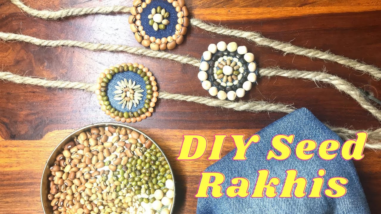 Learn to Make Easy Compostable Seed Rakhis For Raksha Bandhan. Rakhi ...