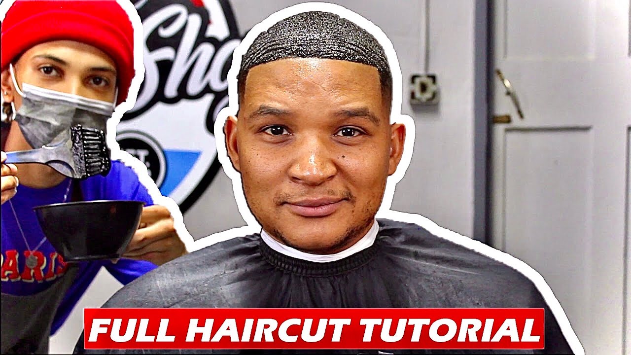 I PAINTED HIS HAIRCUT ON😱|HOW TO DO A DYE FADE FULL TUTORIAL - YouTube