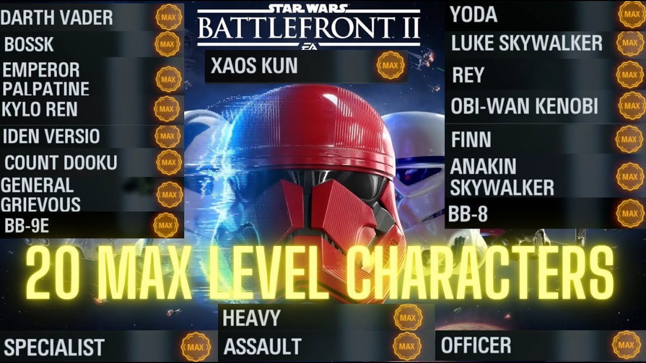 I MAXED 20 Characters in Battlefront 2 | #bf2 #starwars #battlefront2 # ...