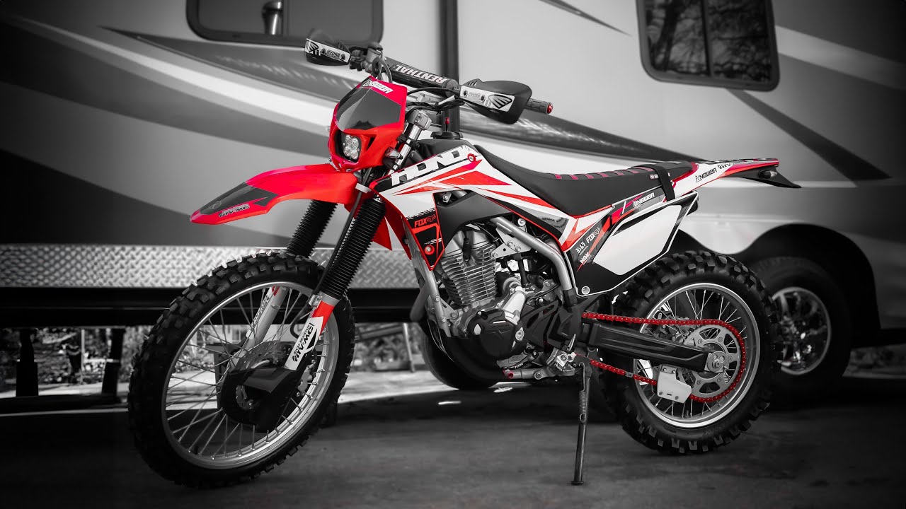 Ultimate Beginner Bike Build Timelapse - CRF250F - YouTube