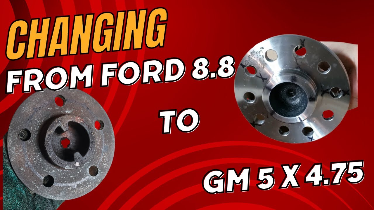 Explorer 8.8 to GM 5 x 4.75 Rear Axle - YouTube