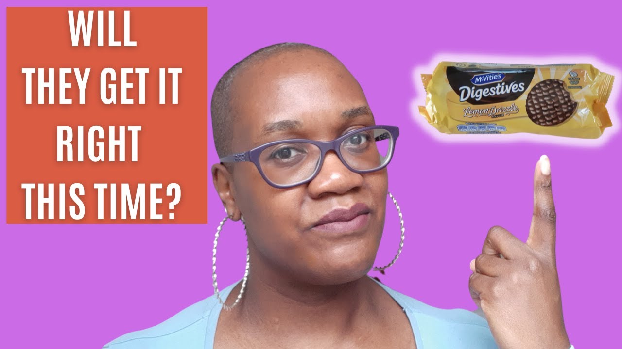Trying the Mcvities Lemon Drizzle flavoured chocolate digestives - YouTube