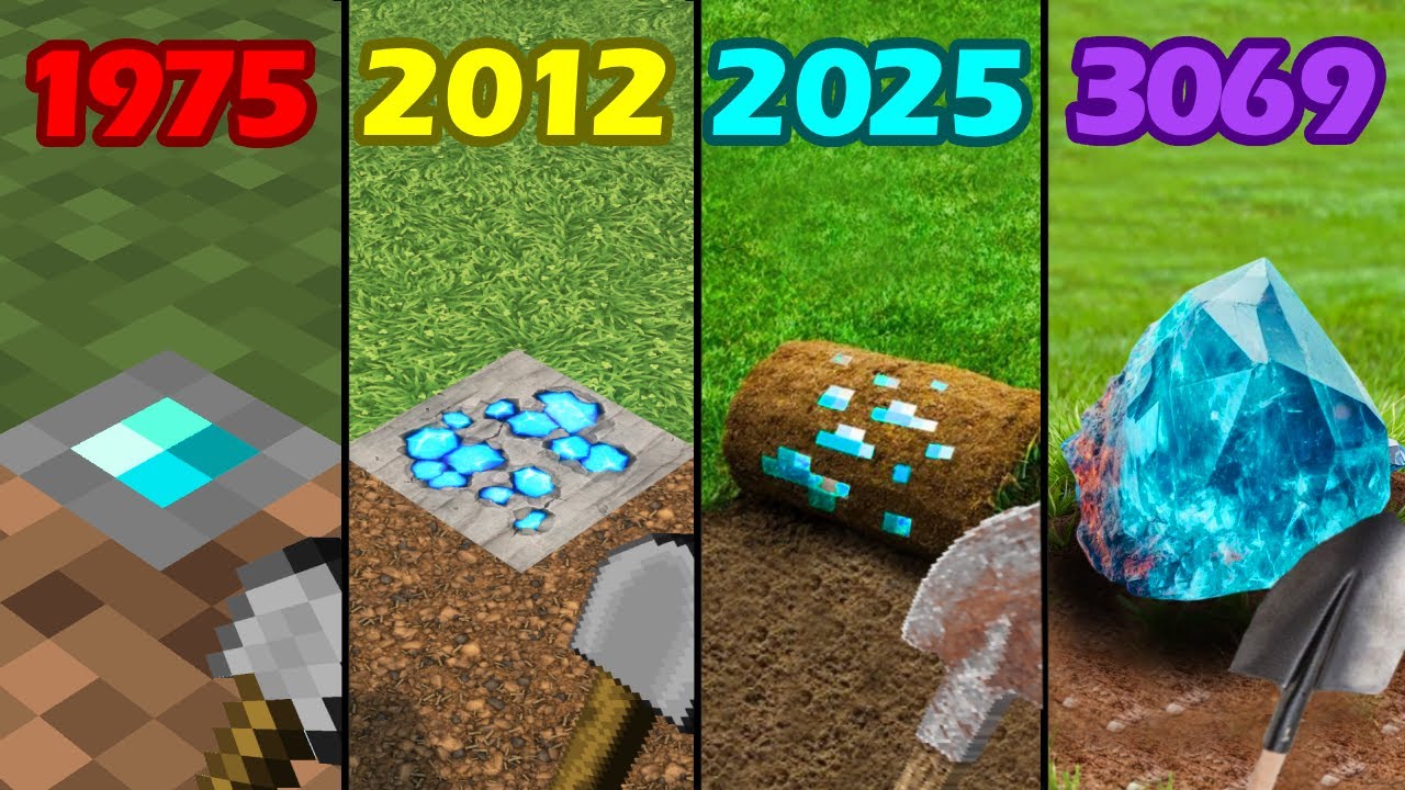 Minecraft in Different Years Be like: - YouTube