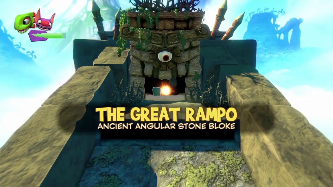 How To Beat Yooka-Laylee's First Boss (The Great Rampo) - YouTube