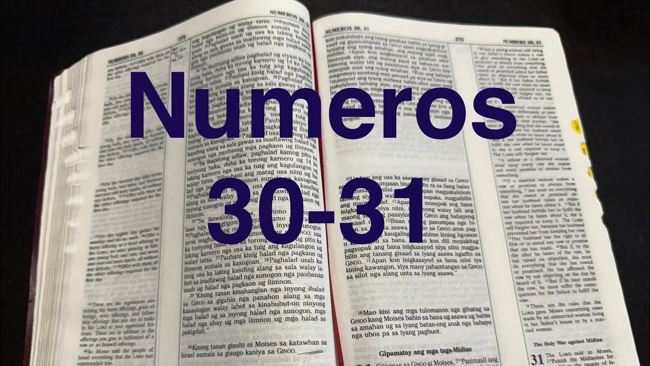 Numeros 30-31 (Mga Lagda bahin sa Panaad) - YouTube