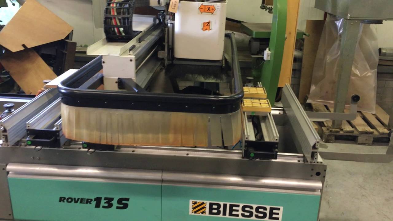 Biesse Rover 13S CNC - YouTube