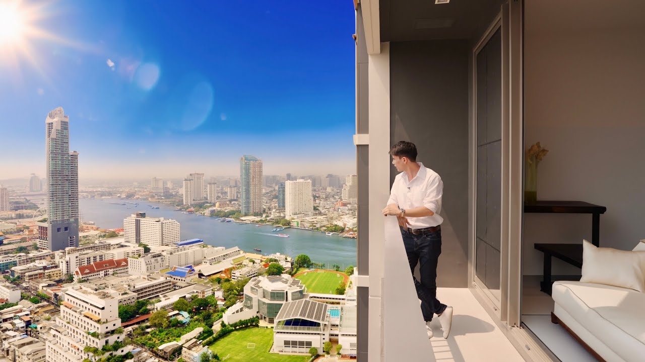 Bangkok’s River View Condo with Luxury Sky Facilities | Rhythm Charoenkrung Pavilion - YouTube